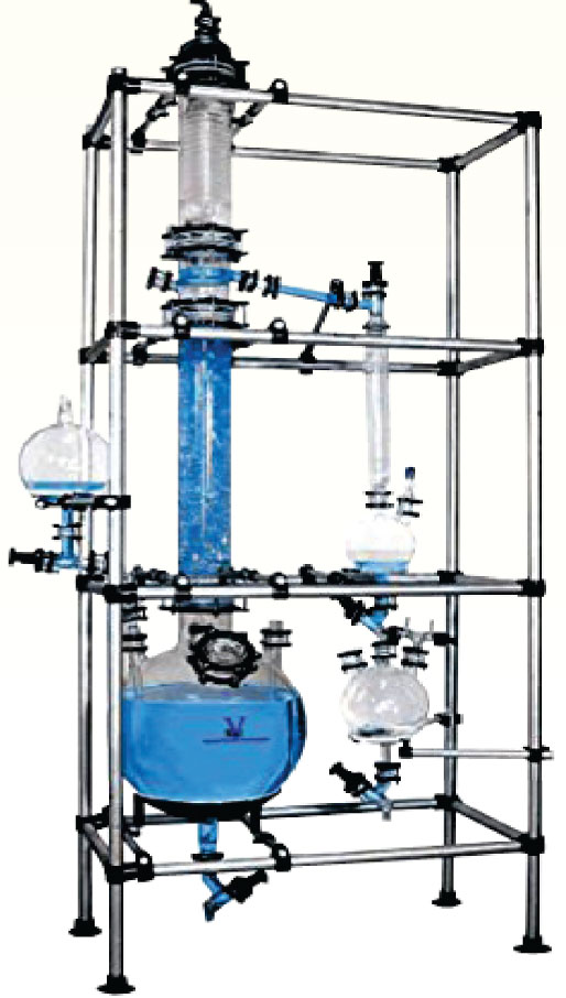 Glass Distillation Columns Units Manufacturer, Peptide Synthesis ...